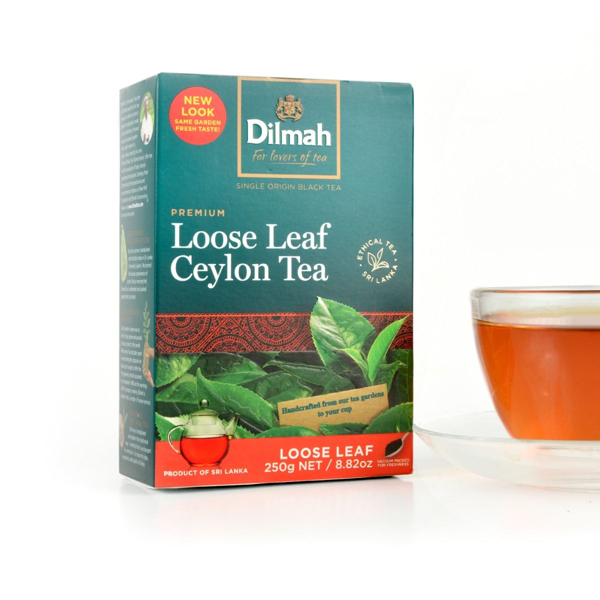 Dilmah Ceylon Naturally Zesty Lemon Tea bags - Ceylon tea brew UK