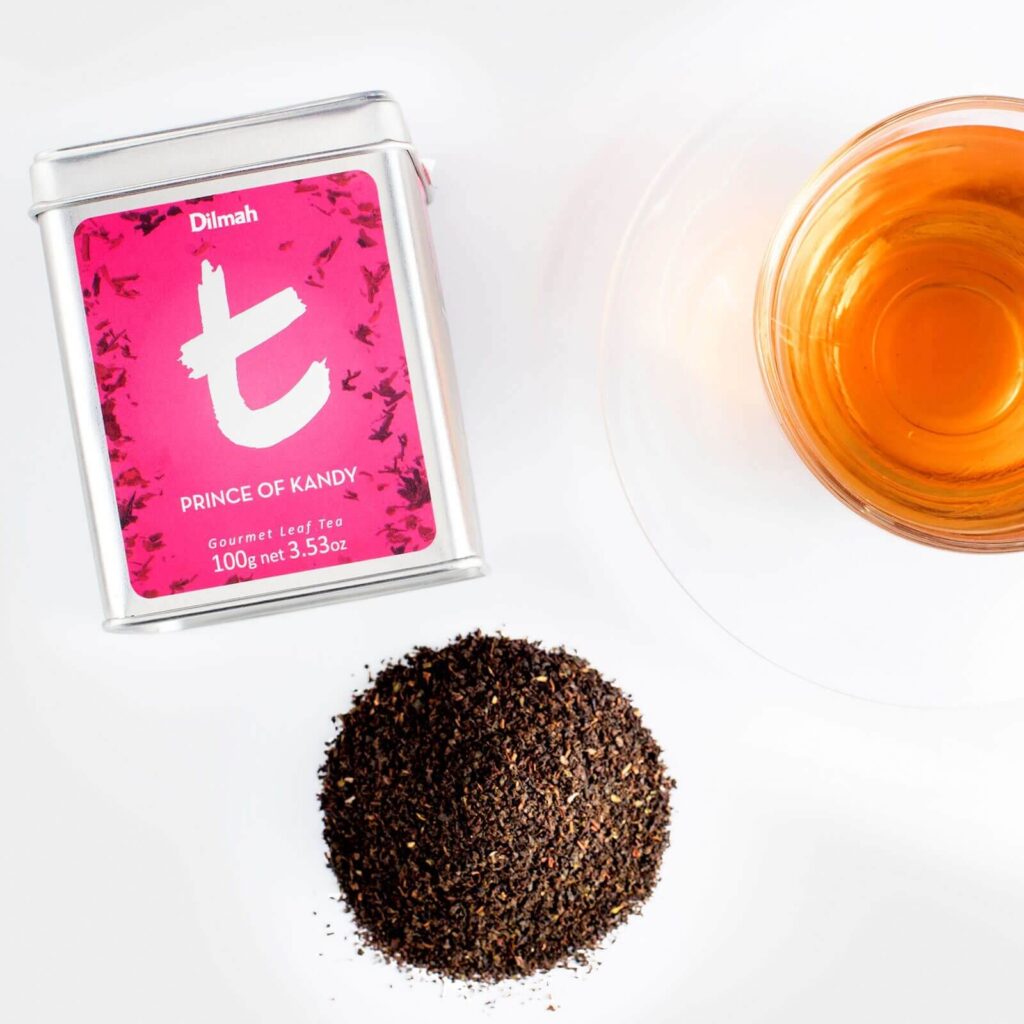 Dilmah Ceylon prince of Kandy leaf tea - Ceylon tea brew UK