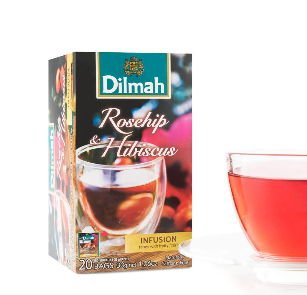 Dilmah Ceylon tea with Natural Rosehip & Hibiscus Flavor - Ceylon tea ...