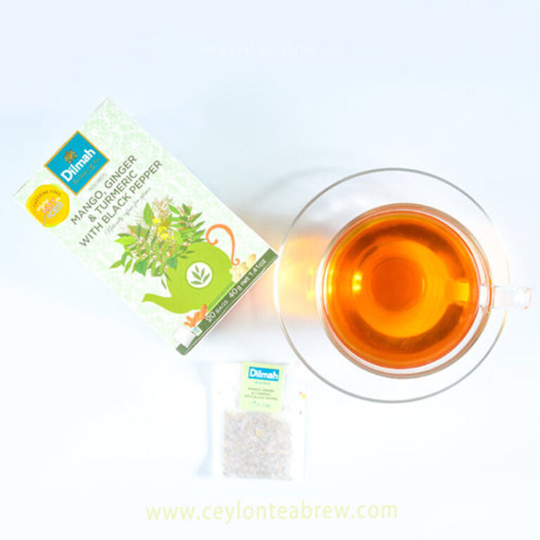 Dilmah Ceylon Rooibos Mango Ginger Turmeric with Black pepper tea ...