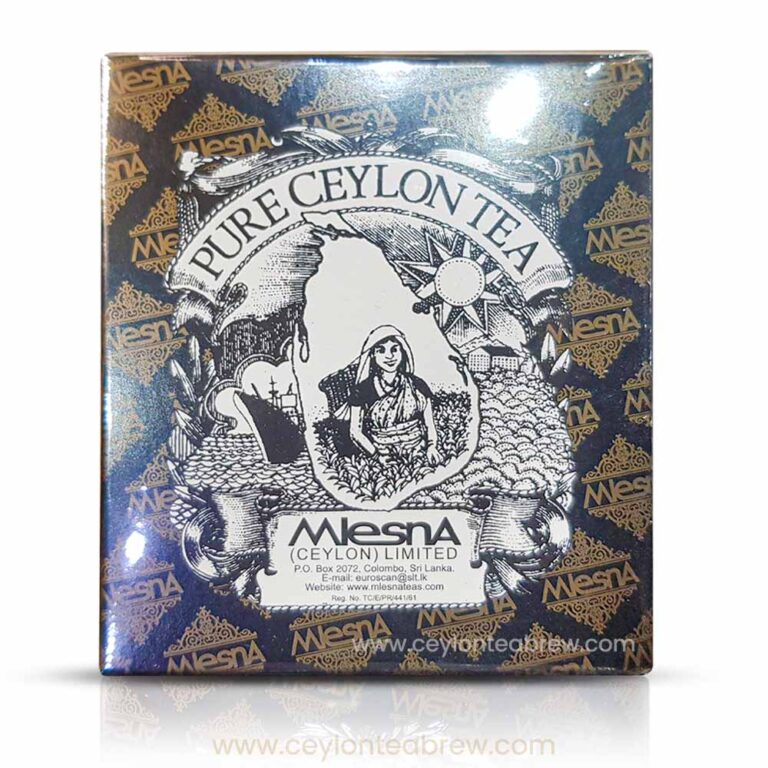 Mlesna Ceylon Earl Grey leaf Tea flowery BOP - Ceylon tea brew UK