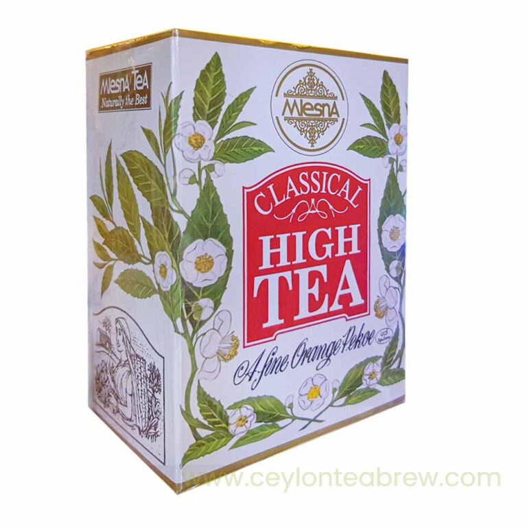 Mlesna Ceylon Earl Grey leaf Tea flowery BOP - Ceylon tea brew UK