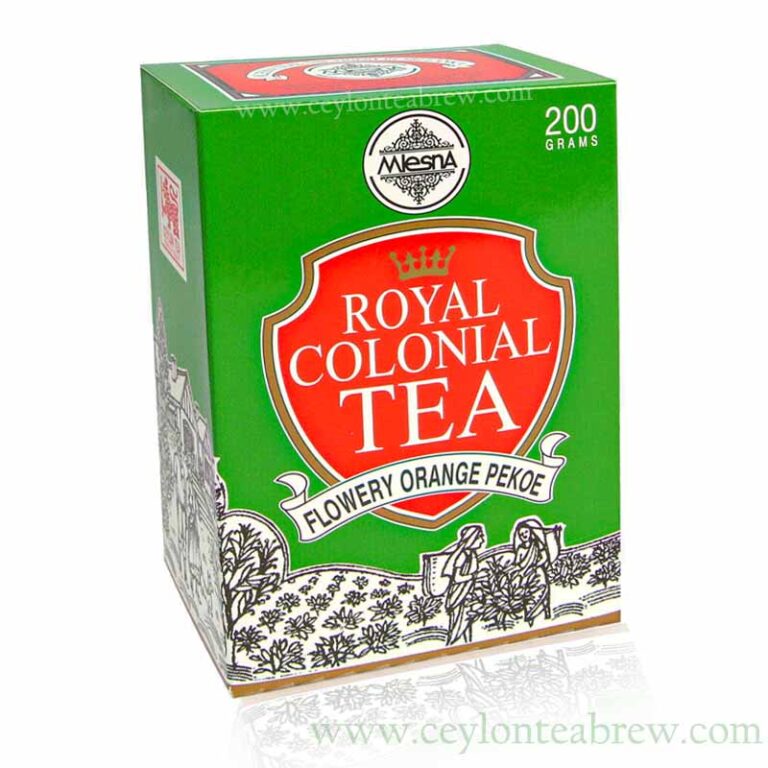 Mlesna Ceylon Earl Grey leaf Tea flowery BOP - Ceylon tea brew UK