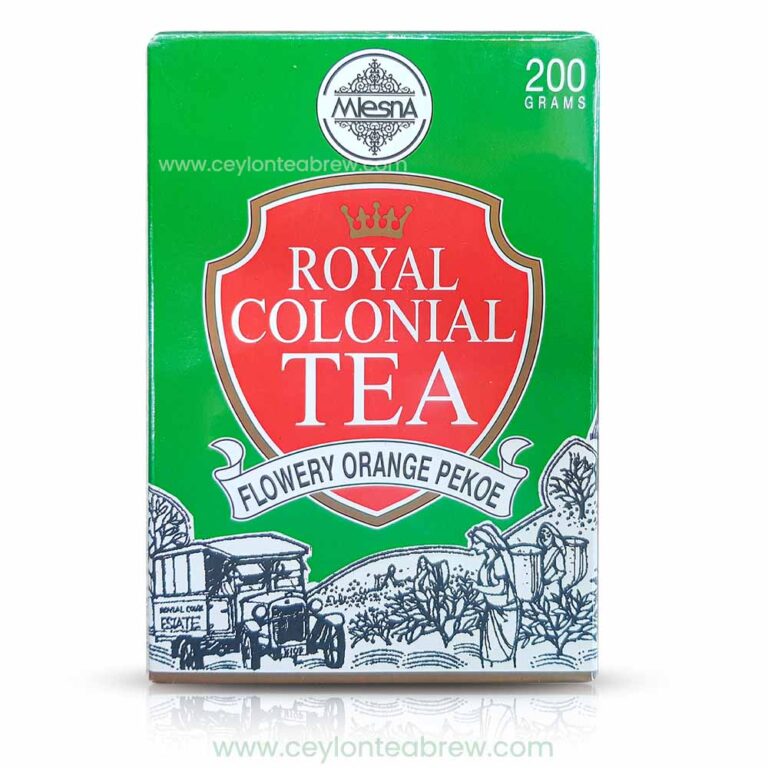 Mlesna Ceylon Earl Grey Tea bags with bergamot extracts - Ceylon tea ...