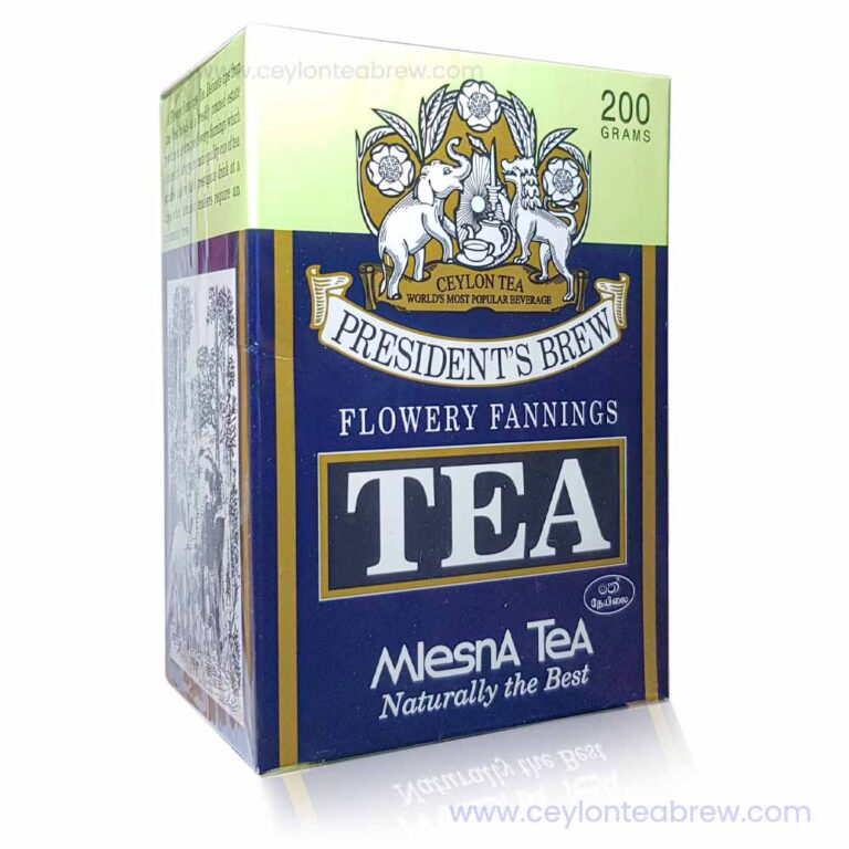 Mlesna Ceylon Earl Grey leaf Tea flowery BOP - Ceylon tea brew UK