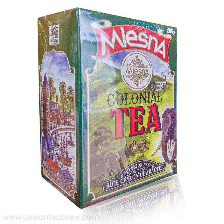 Mlesna Ceylon Earl Grey leaf Tea flowery BOP - Ceylon tea brew UK