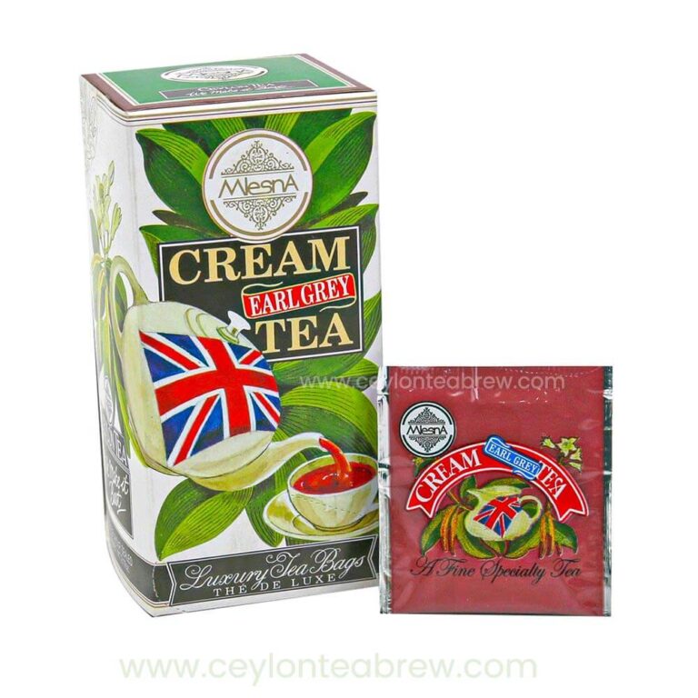 Mlesna Ceylon Earl Grey green tea bags with bergamot extracts - Ceylon ...