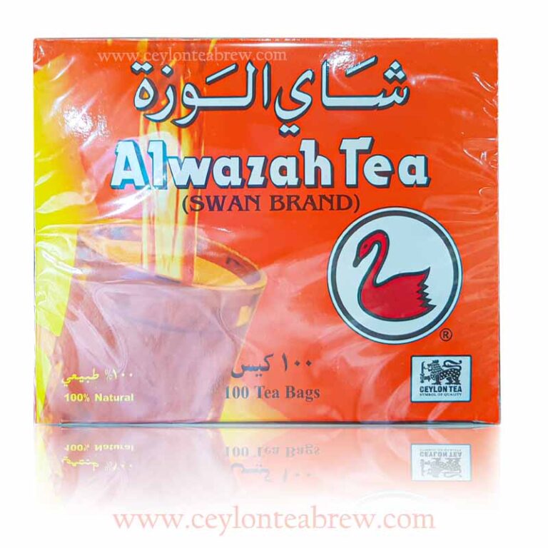 Alwazah Ceylon pure black tea bags - Ceylon tea brew UK