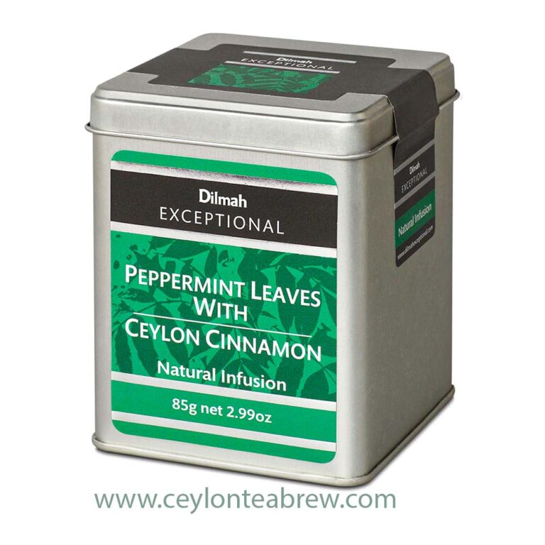 Dilmah Exceptional Ceylon peppermint leaves with cinnamon tea - Ceylon ...